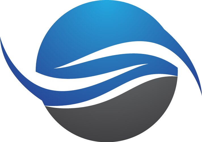 Wave logo Royalty Free Vector Image - VectorStock