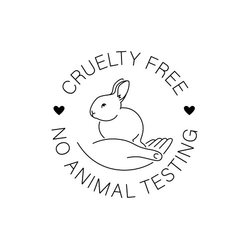 Say no to animal testing cruelty free Royalty Free Vector