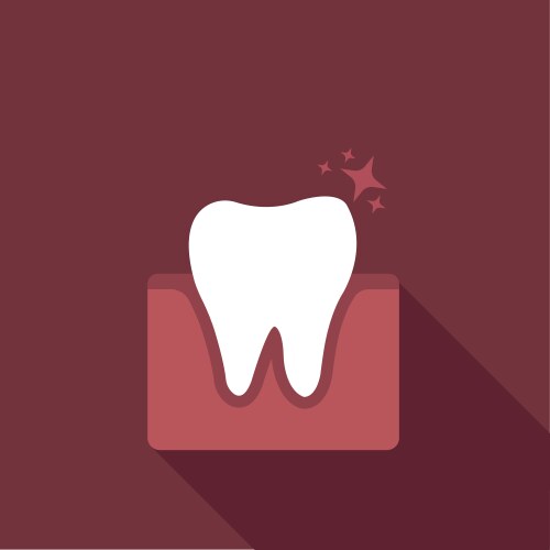 Tooth dental gold logo Royalty Free Vector Image