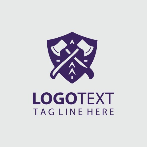 Axe logo Royalty Free Vector Image - VectorStock