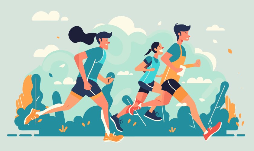 Jogging Vector Images (over 40,000)