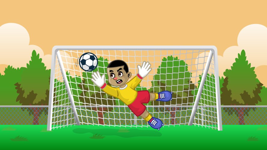 Cartoon Football Pitch Vector Images (over 1,200)