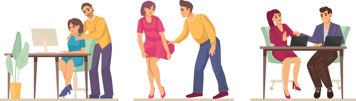 Sexual Harassment Cartoon Vector Images (over 350)