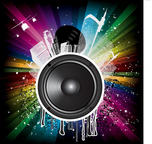 Dance dj Royalty Free Vector Image - VectorStock