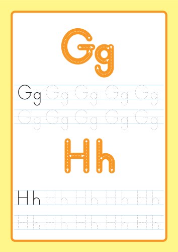 Alphabet letters tracing worksheet with l – Royalty-Free Vector ...