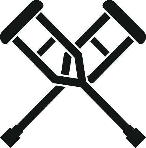 Silhouette Crutches Vector Images (over 920)