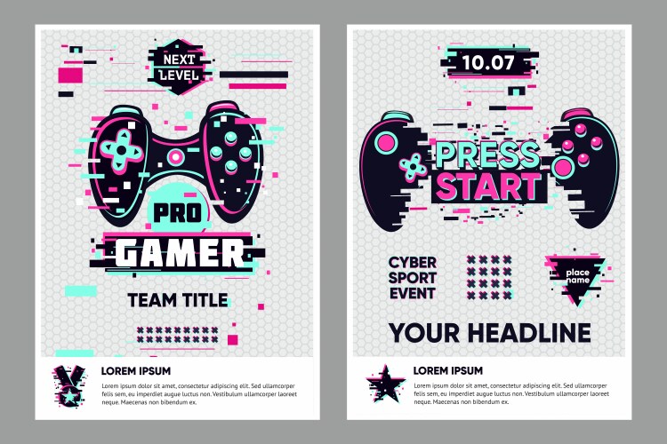 Gamer Banner Vector Images (over 6,300)