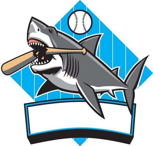 Shark mascot Royalty Free Vector Image - VectorStock