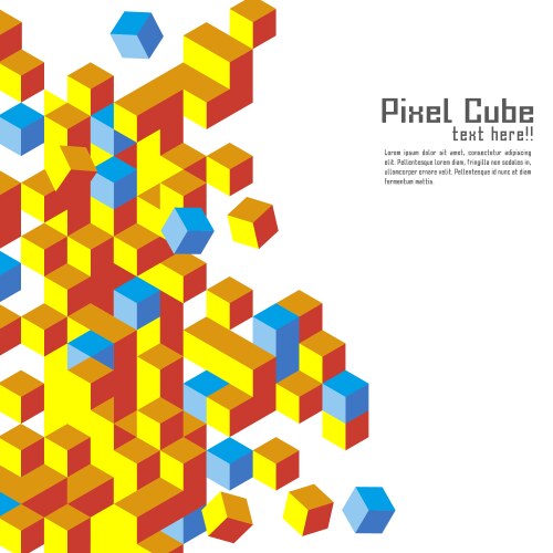 Abstract modern pixel background Royalty Free Vector Image