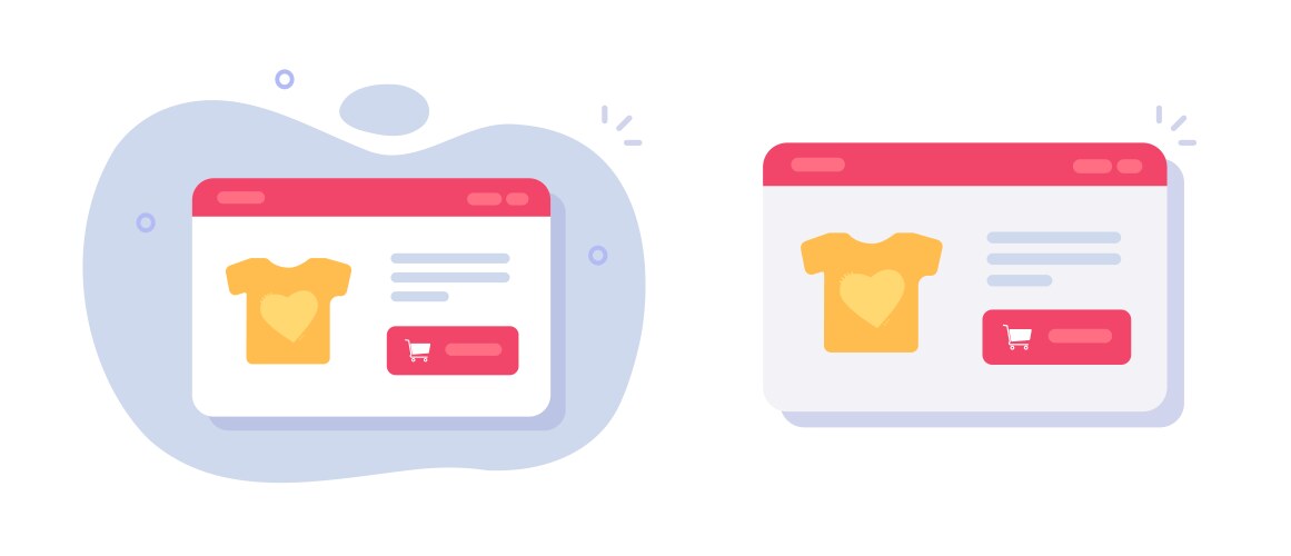 Concept web design website development Royalty Free Vector