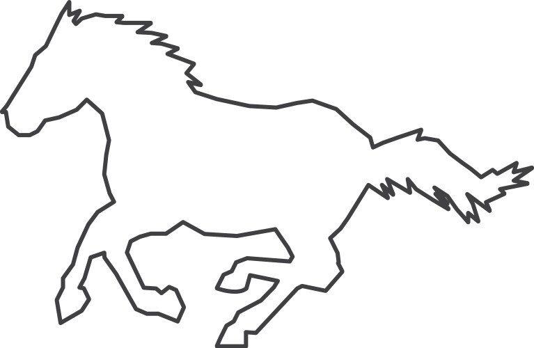 Horse icon image Royalty Free Vector Image - VectorStock