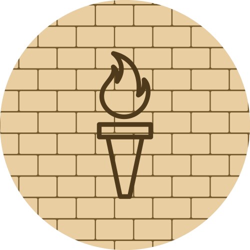 Olympic fire icon Royalty Free Vector Image - VectorStock