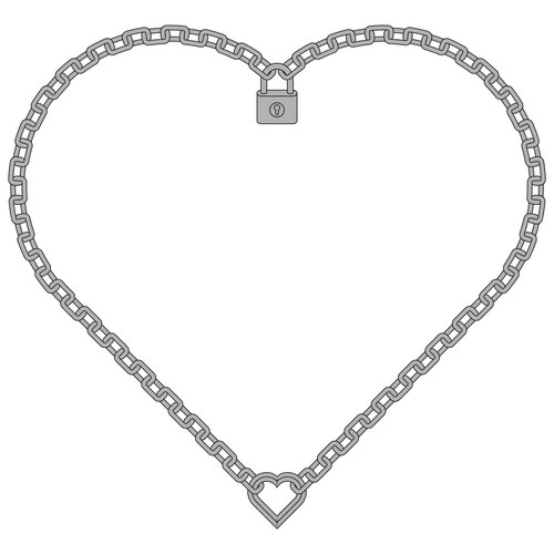 Heart Chain Tattoo Vector Images (over 270)