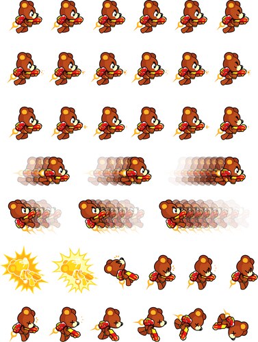 Shooting Sprite Vector Images (over 100)