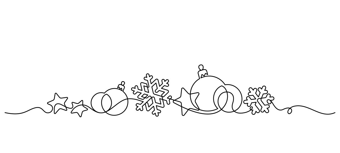 Christmas Bells Wavy Line Art Royalty Free Vector Image