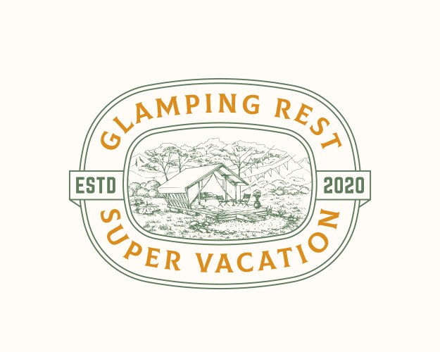 Glamping Logo Vector Images (over 350)