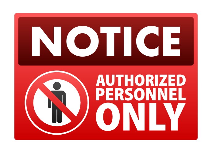 Staff Only Sign Vector Images (over 690)