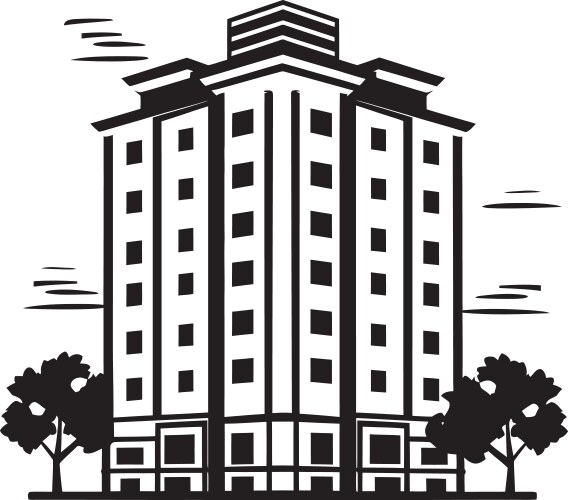 Architectural Drawing Building Elevation Plan Vector Images (over 180)