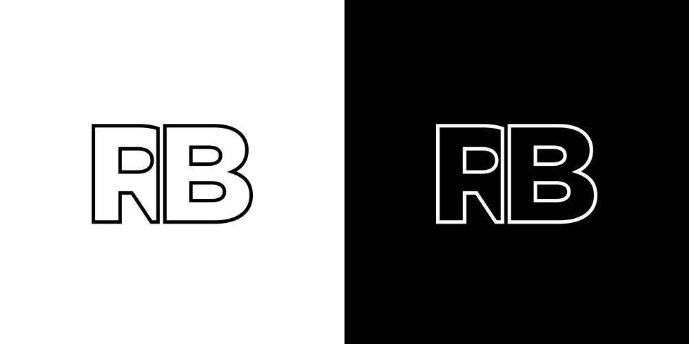 Rb logo Vector Images & Graphics for Commercial Use | VectorStock