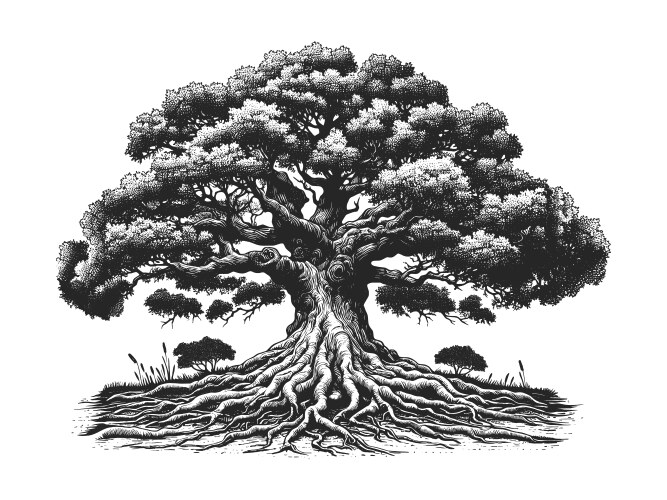 Roots Engraving Vector Images (over 2,300)