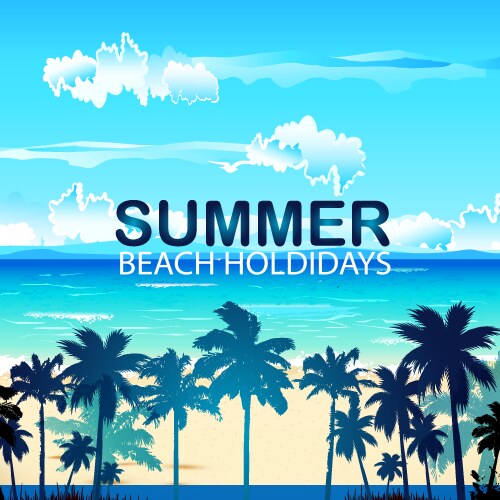 Beach closed lock chain entrance on Royalty Free Vector