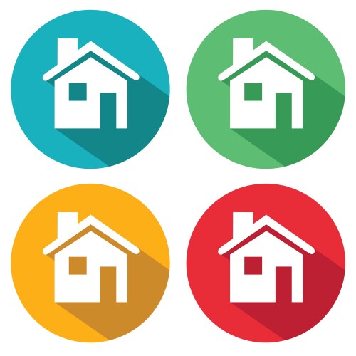 Smart house icon design Royalty Free Vector Image