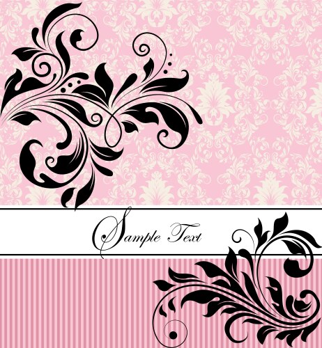 Wedding Invitation Pink Vector Images (over 89,000)