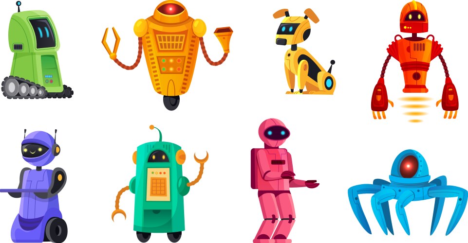 Robot Cartoon Vector Images (over 51,000)