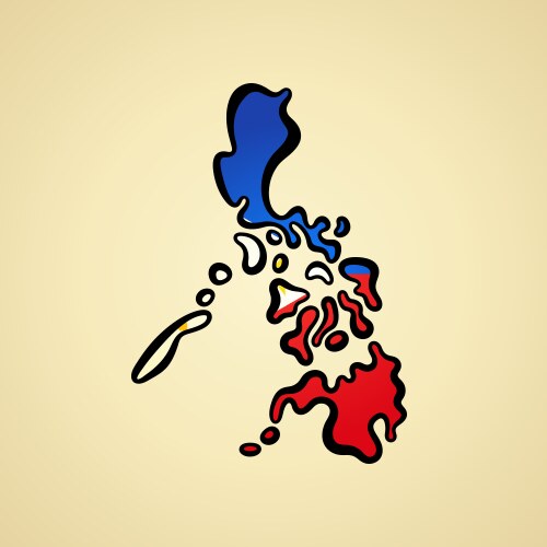 Map philippines simple Vector Images & Graphics for Commercial Use ...