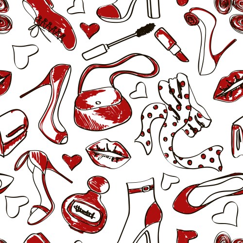 Shoe pattern Royalty Free Vector Image - VectorStock