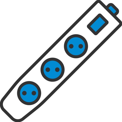 Electric extension icon Royalty Free Vector Image