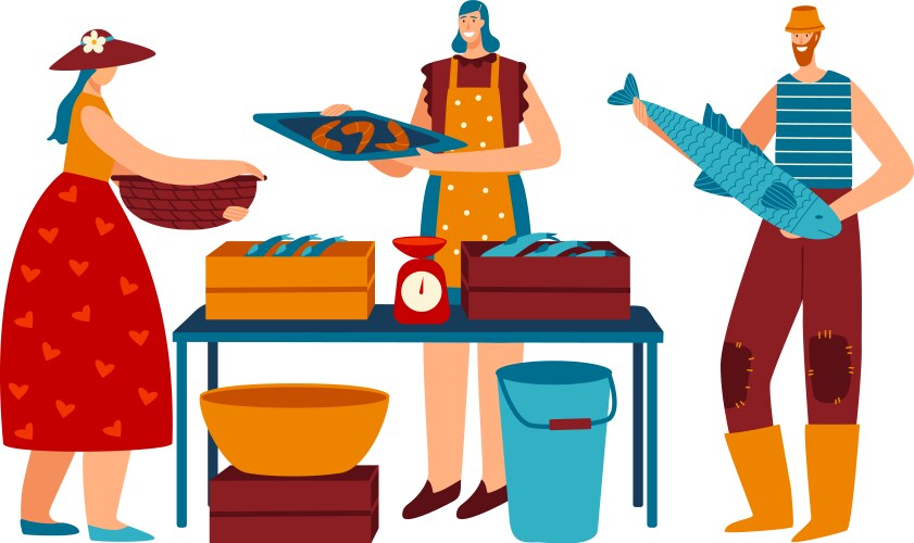 Market Stall Cartoon Vector Images (over 4,300)