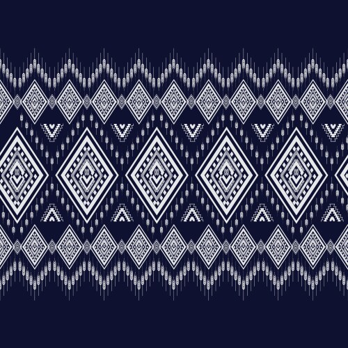 Geometric ethnic texture embroidery triangle desi Vector Image