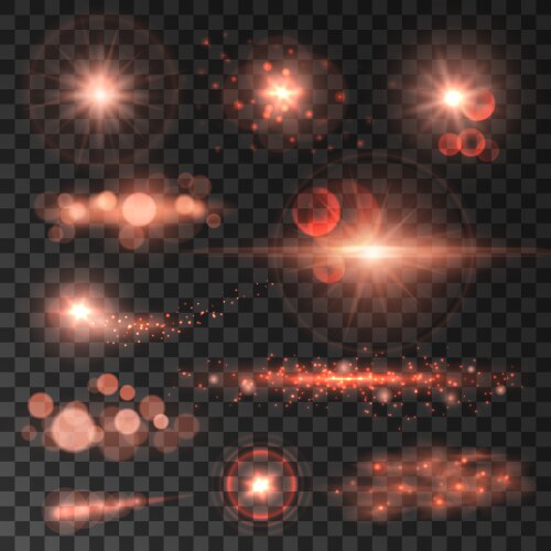 Red Lens Flare Vector Images (over 2,500)