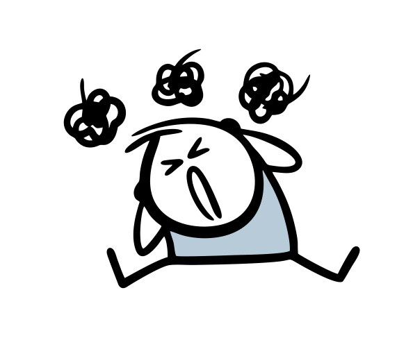 Stickman Anxiety Vector Images (68)