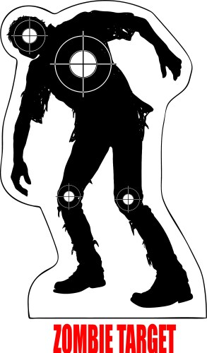 A zombie holding his brain Royalty Free Vector Image