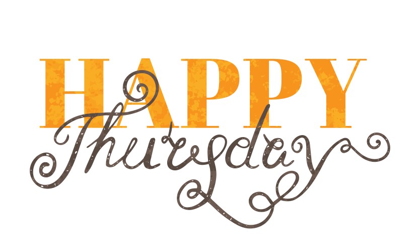 Happy Thursday Vector Images (over 730)