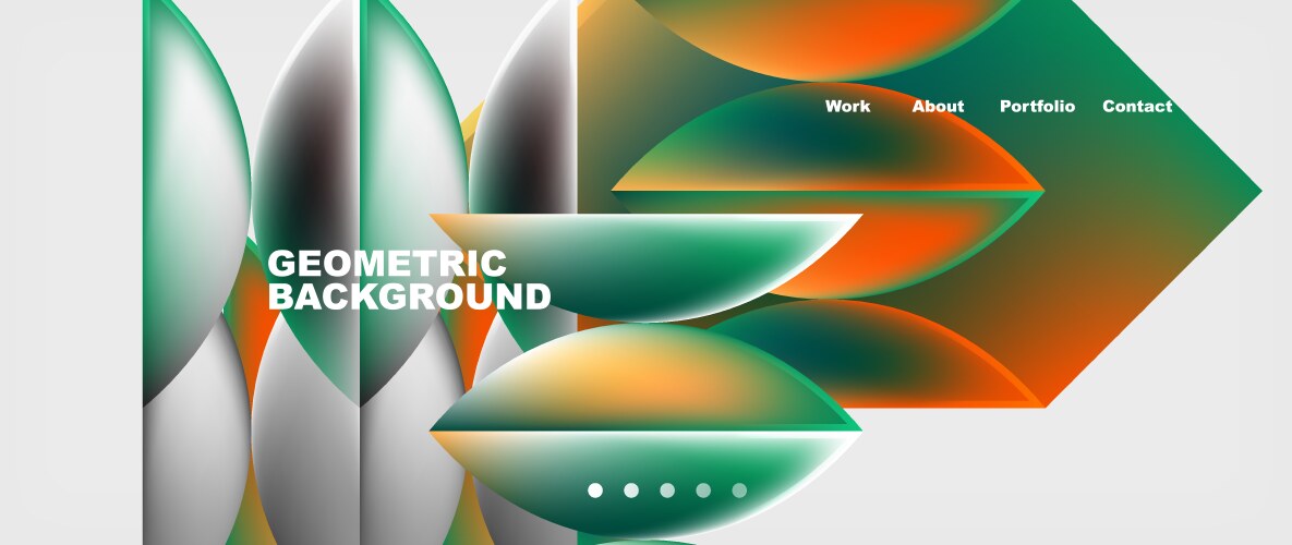 Triangle minimal web site page background design Vector Image