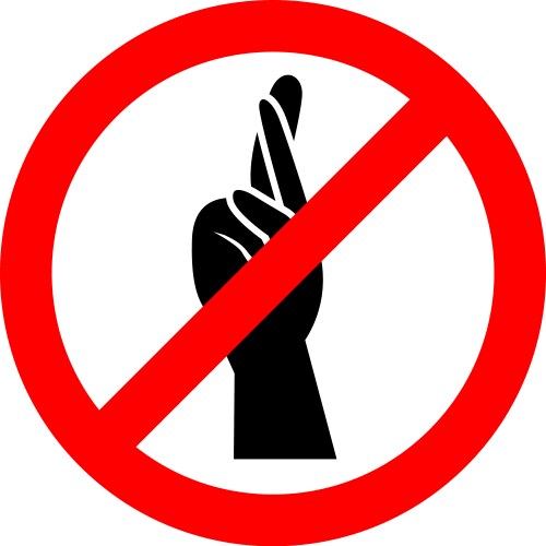 Prohibition sign for public park Royalty Free Vector Image