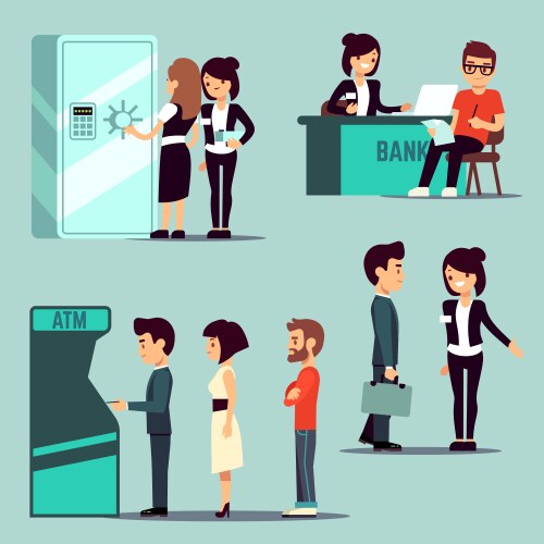 Bank Employee Vector Images (over 15,000)