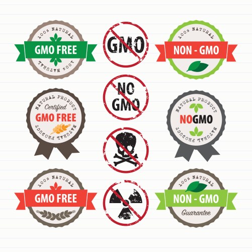 Farm labels Royalty Free Vector Image - VectorStock