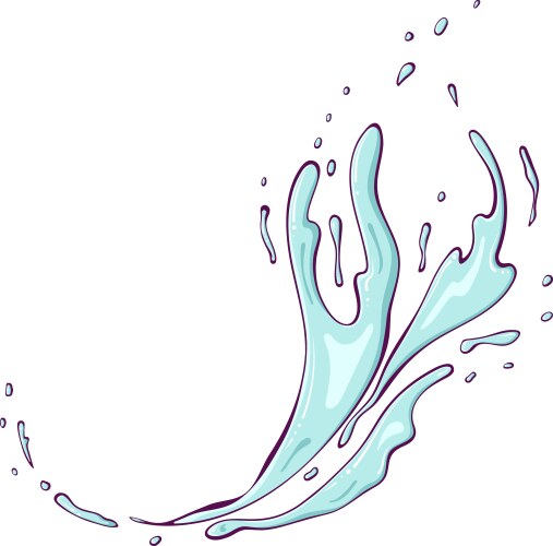 Liquid splash color Royalty Free Vector Image - VectorStock