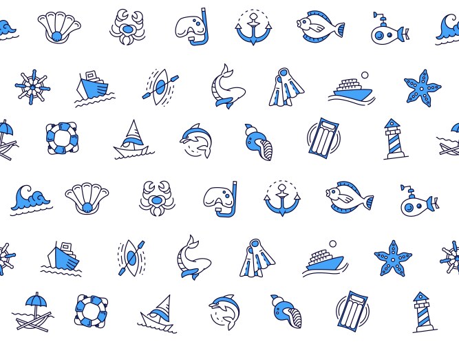 Wave japanese ocean icon pictogram chinese sea Vector Image