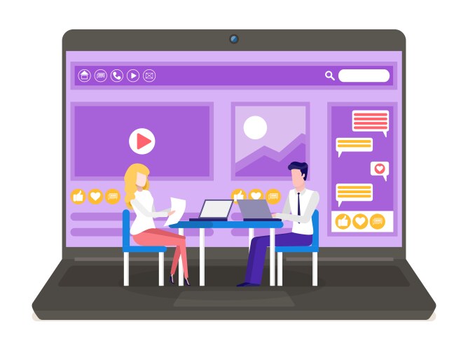 Cartoon Talking to Each Other Vector Images (over 410)