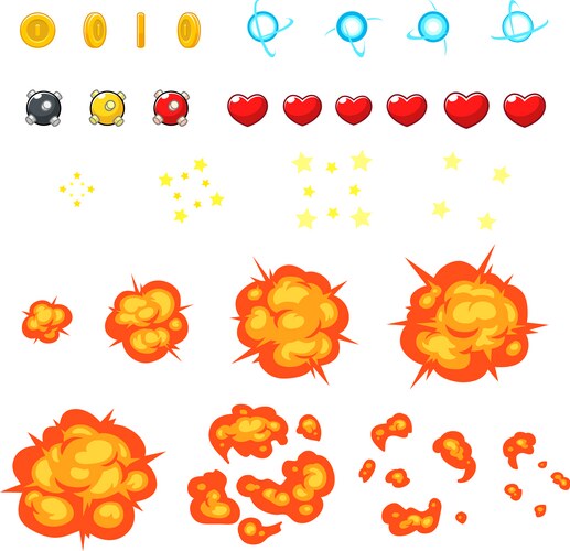 Bomb Sprites Vector Images (over 370)
