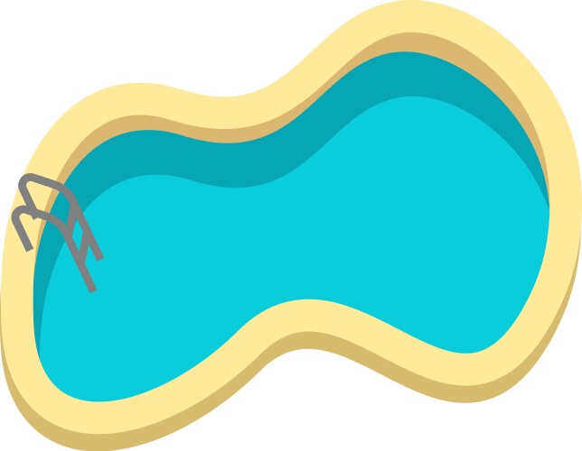 Swimming man icon design template isolated Vector Image