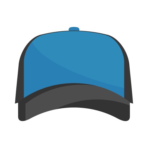 Template baseball cap cartoon Royalty Free Vector Image