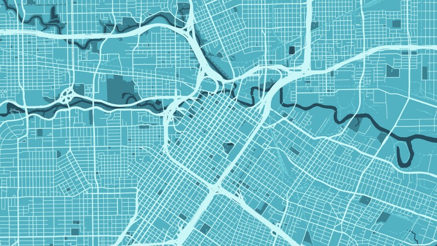 Road Map of Houston Vector Images (98)