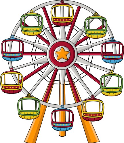 Cartoon Spinning Wheel Vector Images (over 1,500)