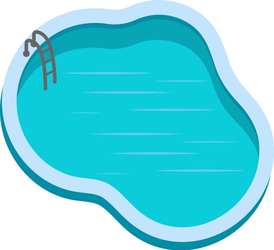 Swimming man icon design template isolated Vector Image